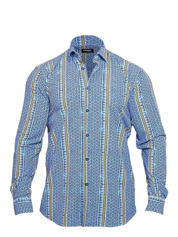 MACEOO Fibonacci Resistance Shirt - Blue