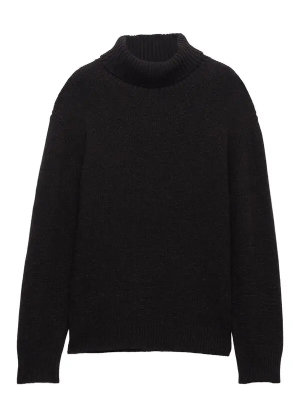 Prada Re-cashmere Turtleneck Sweater - Grey