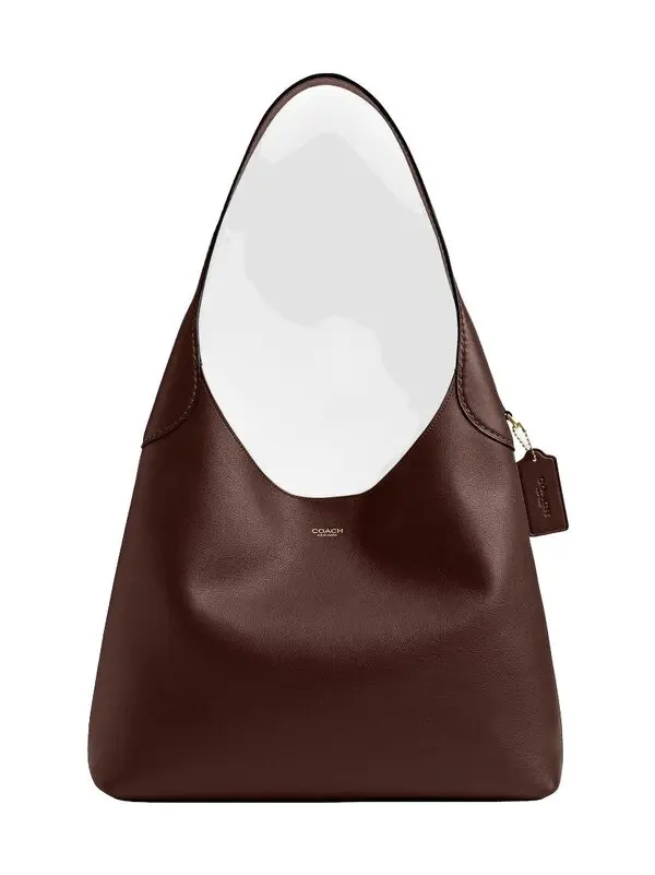 COACH Brooklyn Leather Shoulder Bag - Maple
