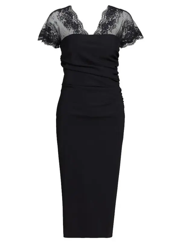 Chiara Boni La Petite Robe Genic Lace Midi-dress - Black