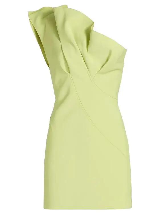 Acler Forever Young Lugano Mini Dress - Honeydew