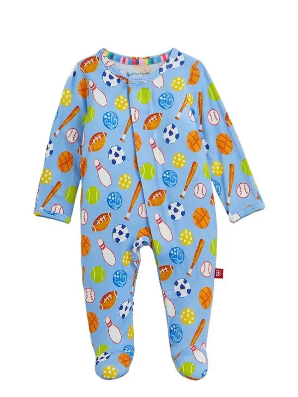 MAGNETIC ME Baby's Sports-print Footie - Multi