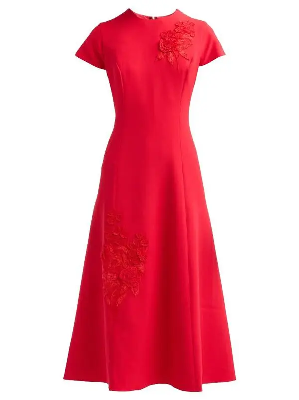 SACHIN BABI Remi Midi Dress - Cardinal
