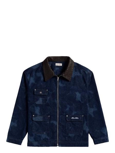 MARC NOLAN Union Denim Trucker Jacket - Navy