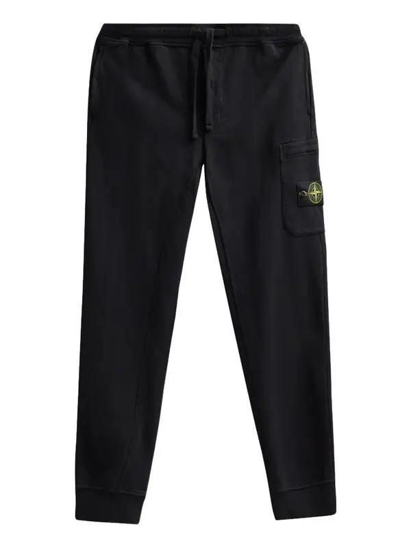 Stone Island Cotton Jogger Sweatpants - Black