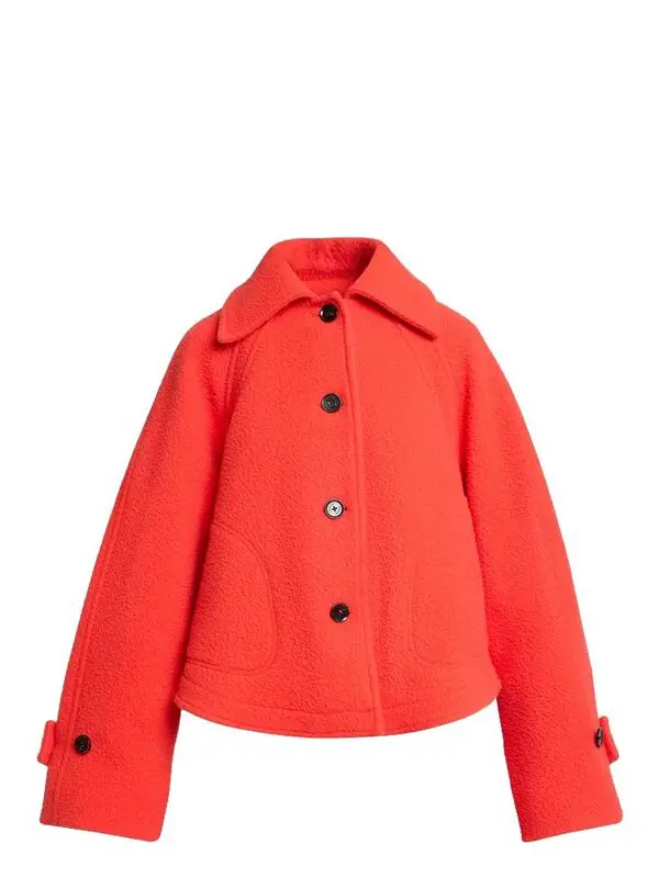 Proenza Schouler Clarice Casentino Virgin Wool-blend Jacket - Flame