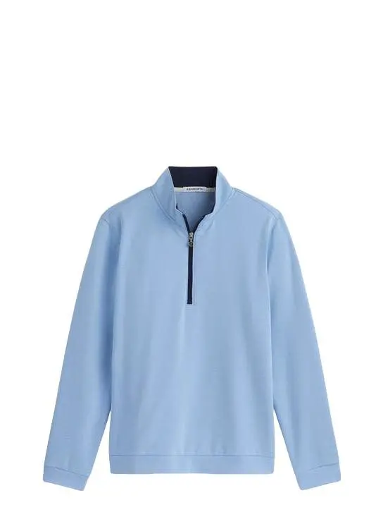 ASHWORTH GOLF French Terry 1/4 Zip - Chambray