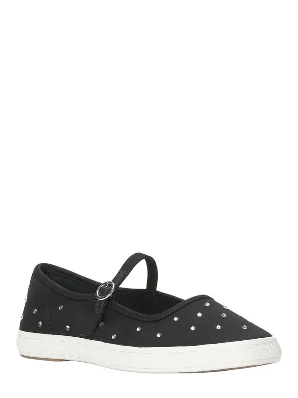 Keds® Square Toe Mary Jane Sneaker - Black