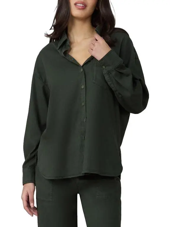 LOLA DENIM Veronica Weekend Blouse - Command Sage