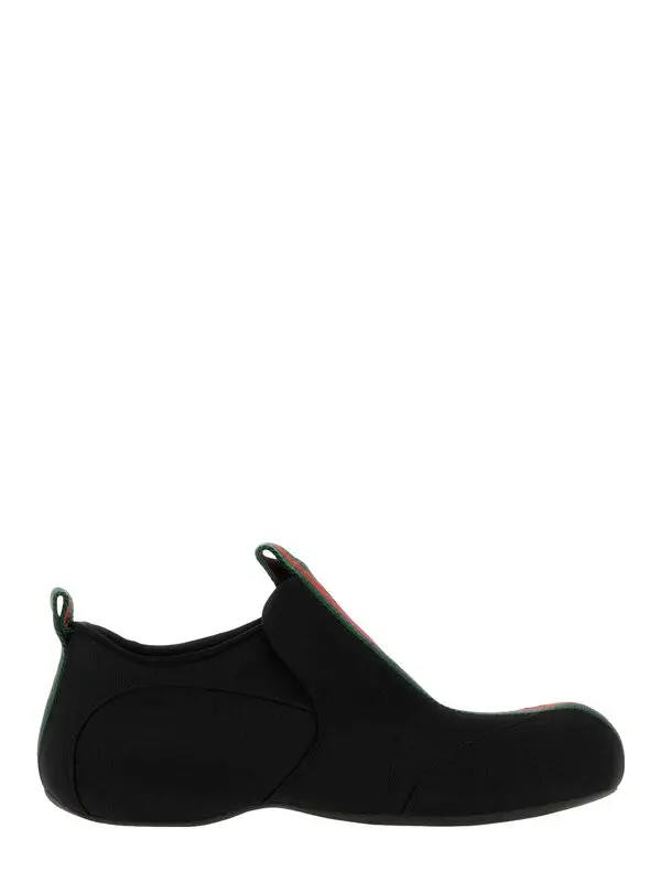 Gucci Canvas Drip Slip Ons - Black