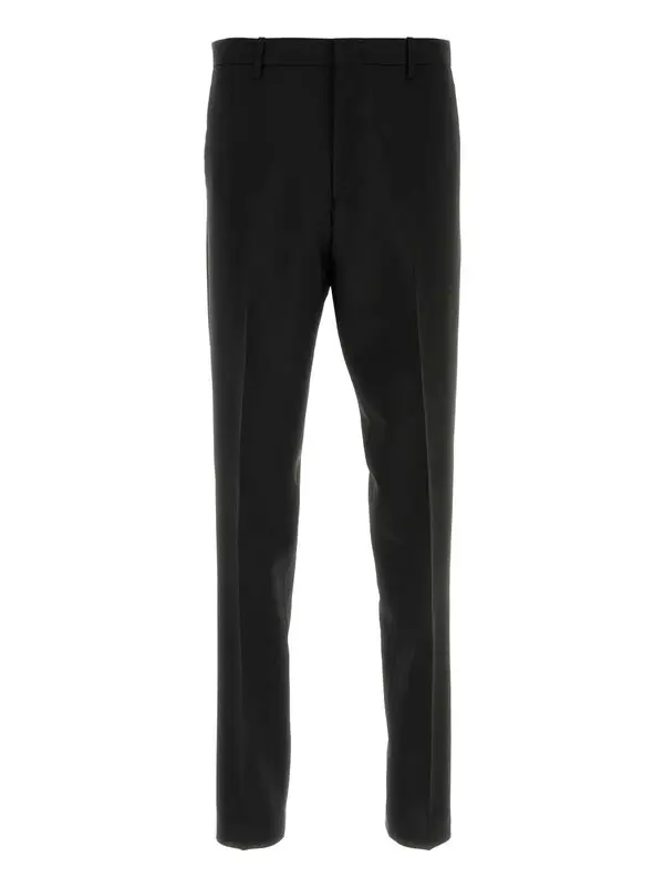 Fendi Mohair Blend Pant - Black