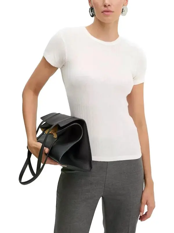 DRYKORN Ribbed Short-sleeve T-shirt - Neutrals