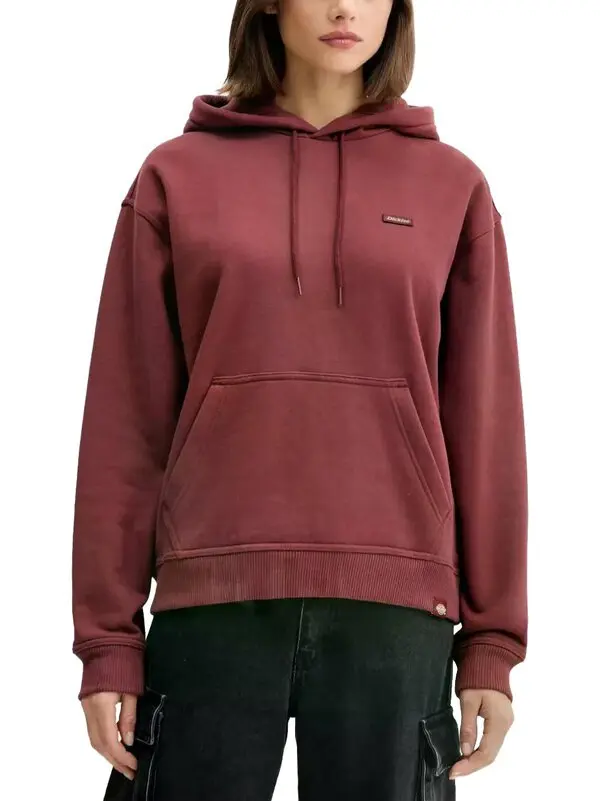 Dickies Clancy Logo-patch Hoodie - Red