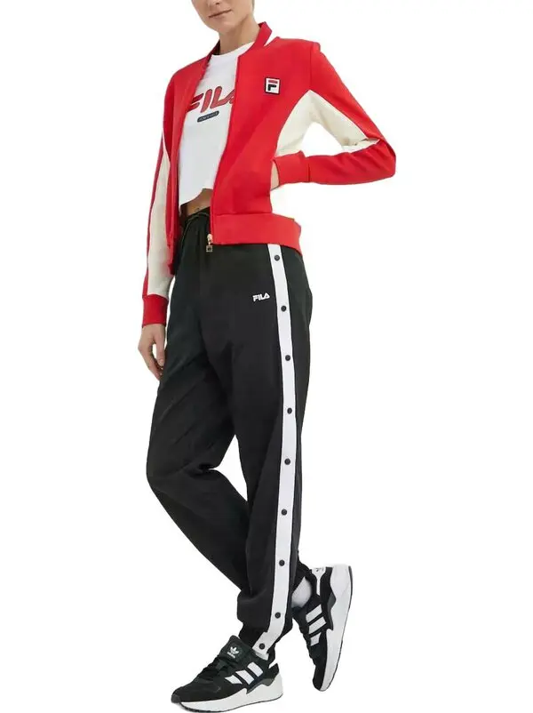 FILA Colourblock Zip Sweatshirt - Red