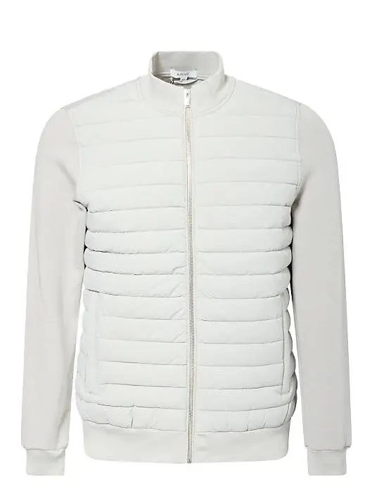 ARNE Hybrid Quilted Woven Jacket Xxl - Stone