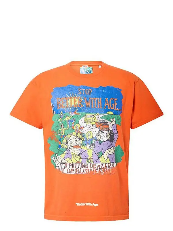 BETTER WITH AGE Ellis Vintage Graphic Cotton T-shirt - Multi