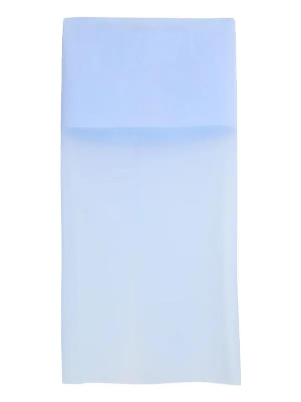 Marc Jacobs Low-waist Sheer Maxi Skirt - Blue