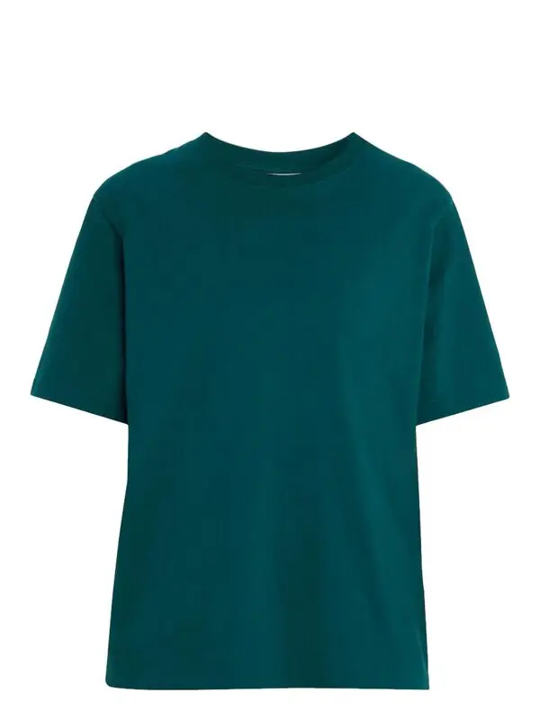 Dries Van Noten Heydu Cotton Short-sleeve T-shirt - Emerald