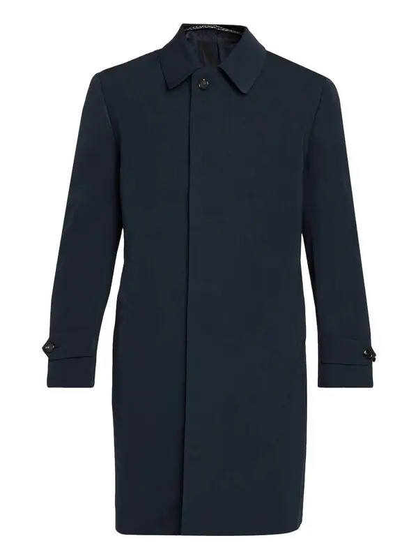 Cesare Attolini Wool Sartorial Coat - Blue