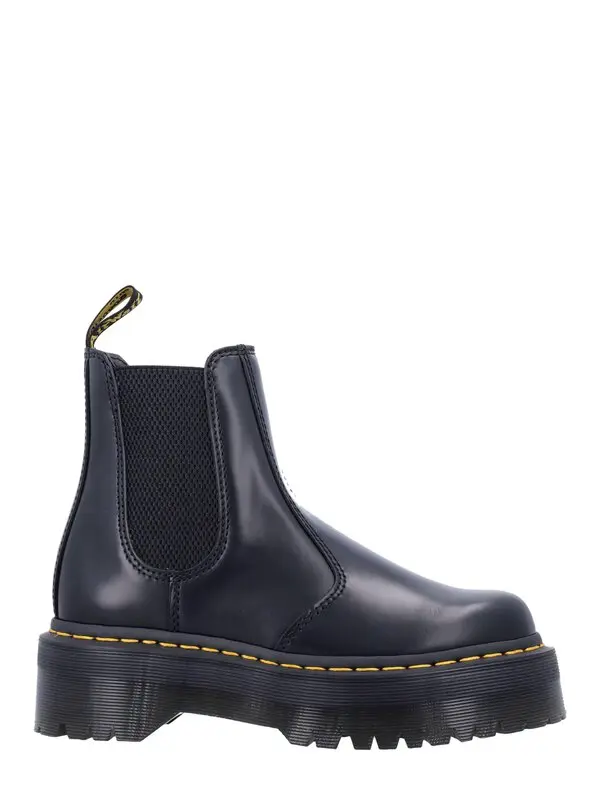 Dr. Martens 2976 Quad Chelsea Boots With 4.7 Cm Platform Sole - Nero