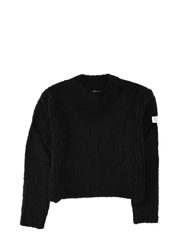 MAISON MARGIELA Mini Logo Sweatshirt - Black