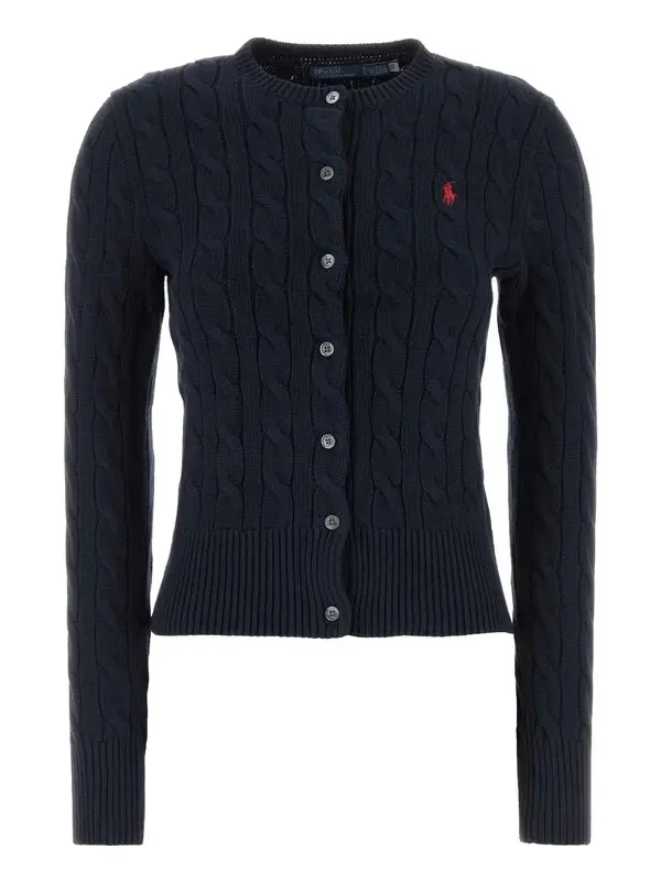Polo Ralph Lauren Midnight Cotton Cardigan - Blue