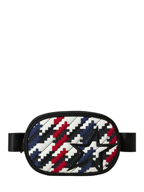 Perfect Moment Star Belt Bag - Houndstooth