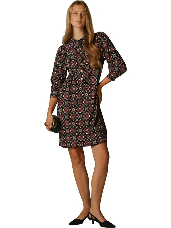 DUFFIELD LANE Ruth Dress - Scarlet Lattice