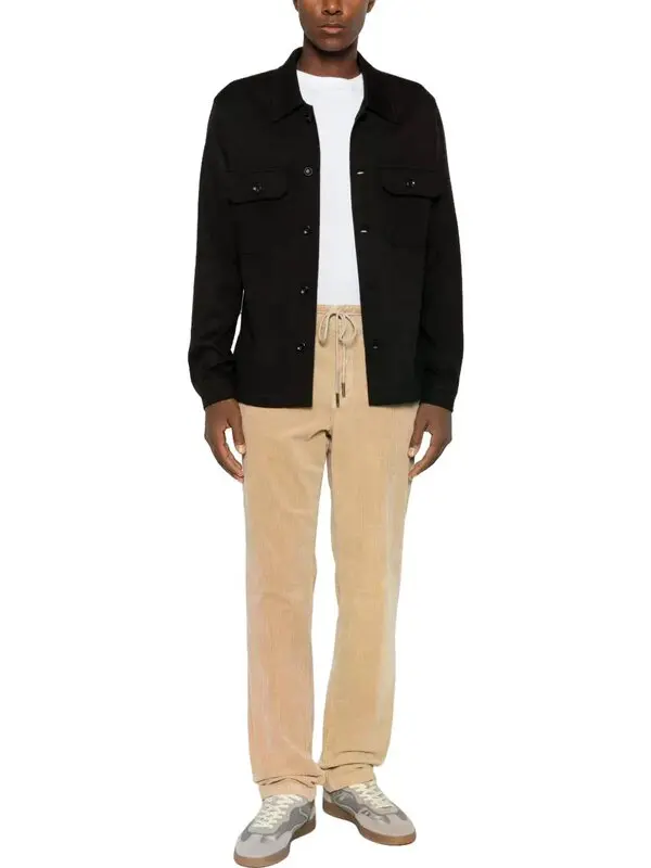 Karl Lagerfeld Chase Corduroy Chino Trousers - Neutrals