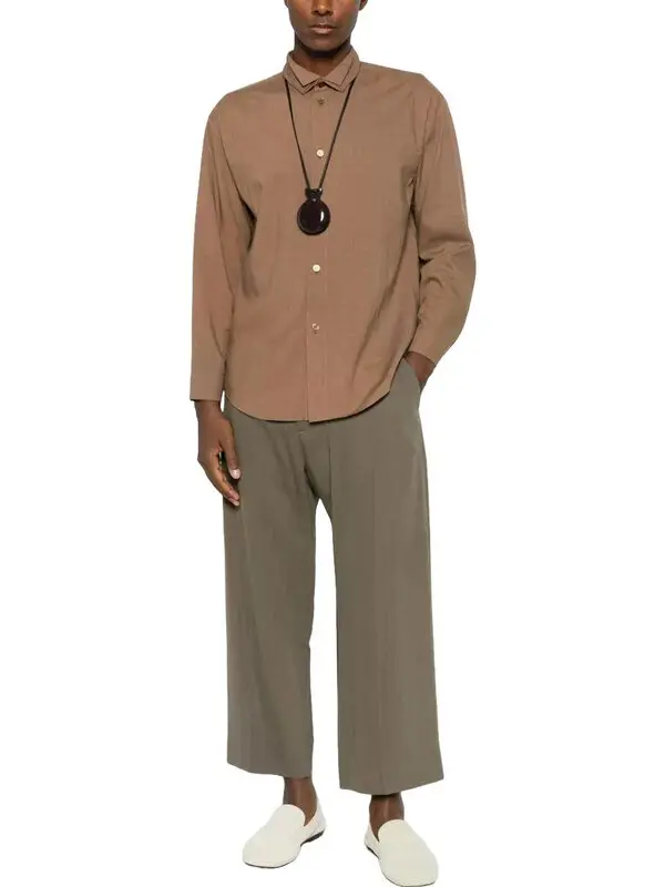 Issey Miyake Button-fastening Shirt - Brown
