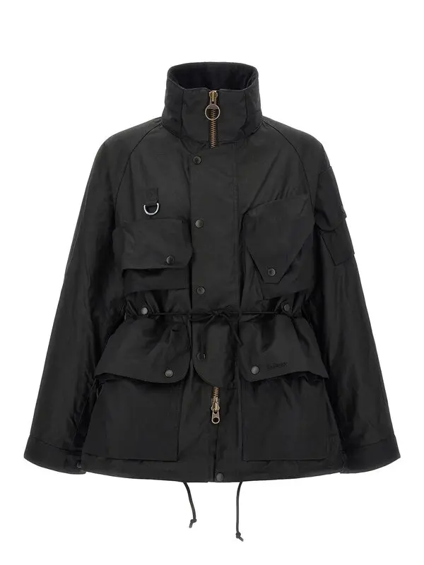Barbour X Norbit Waxed Jacket - Black