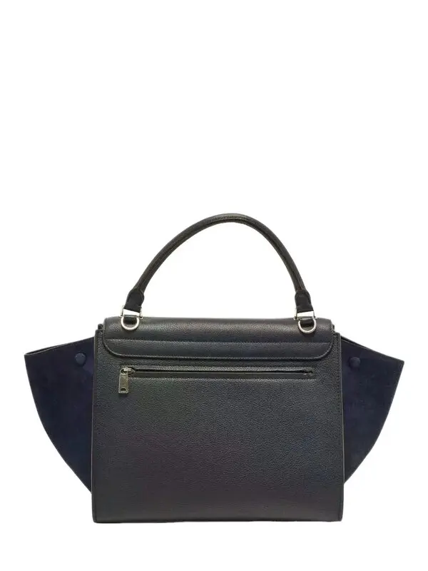 Celine 2012 Medium Trapeze Tote Bag - Blue
