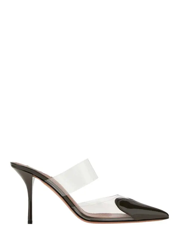 Alaïa Two-tone Pvc And Leather Mules - Multicolor