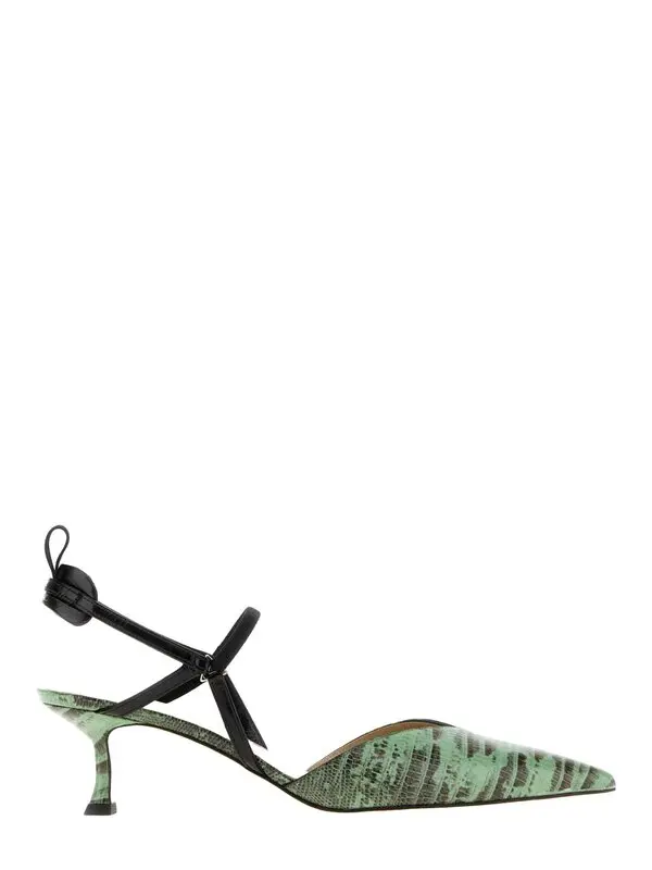Fendi Printed Leather Very Colibrã¬ Pumps - Multicolor