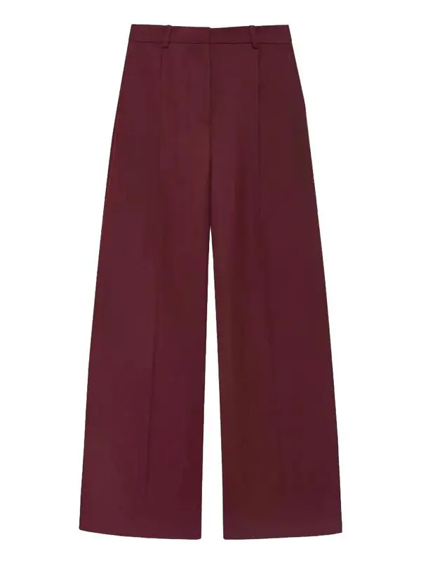 ANINE BING Paola Trousers Burgundy - Red