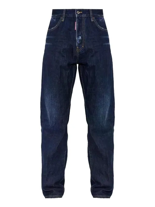 Dsquared2 642 Whiskered Jeans - Blue