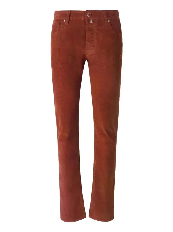 JACOB COHЁN Corduroy Trousers - Brown