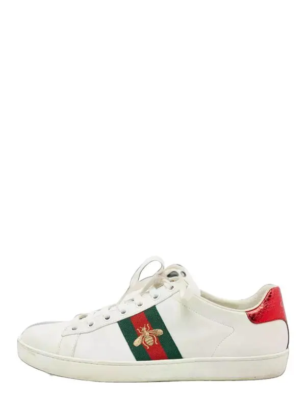 Gucci Ace Web Sneakers - White