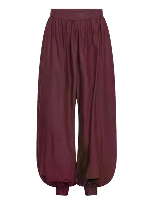 ROTATE BY BIRGER CHRISTENSEN Elasticated-cuff Trousers - Red