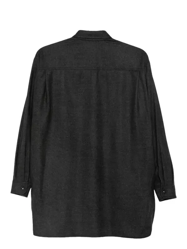 Dusan Long-sleeve Flannel Shirt - Grey