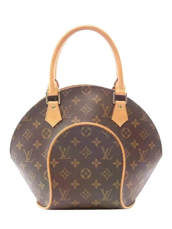 LOUIS VUITTON 1998 Monogram Ellipse Pm Handbag - Brown