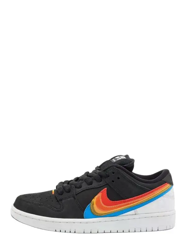Nike X Polaroid Sb Dunk Low-top Sneakers - Black