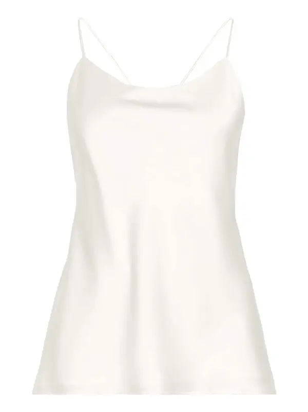 Max Mara Silk Satin Cami Top - Clear