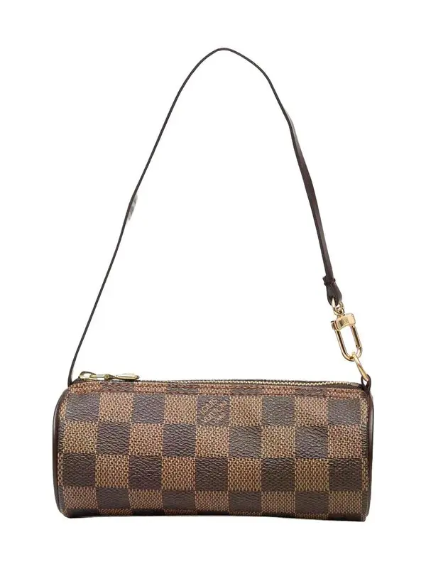 LOUIS VUITTON 2000-2026 Damier Ebene Papillon Pochette Handbag - Brown