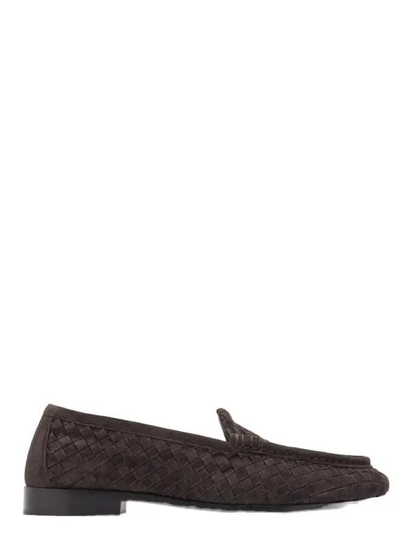 Bottega Veneta Silenzio Loafers - Brown