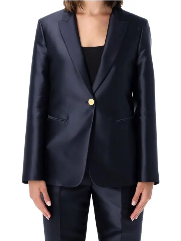 Alberta Ferretti Long-sleeve Suit Jacket - Blue