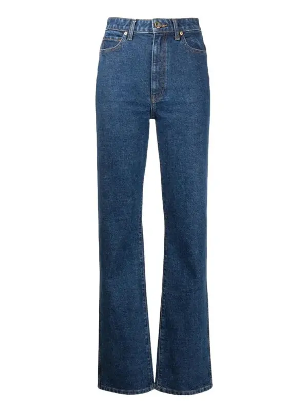 Khaite Belt-loop Jeans - Blue