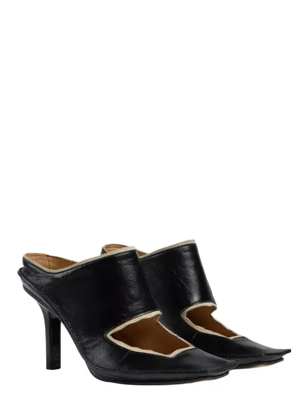 MAISON MARGIELA Level Cut-out Mules - Black