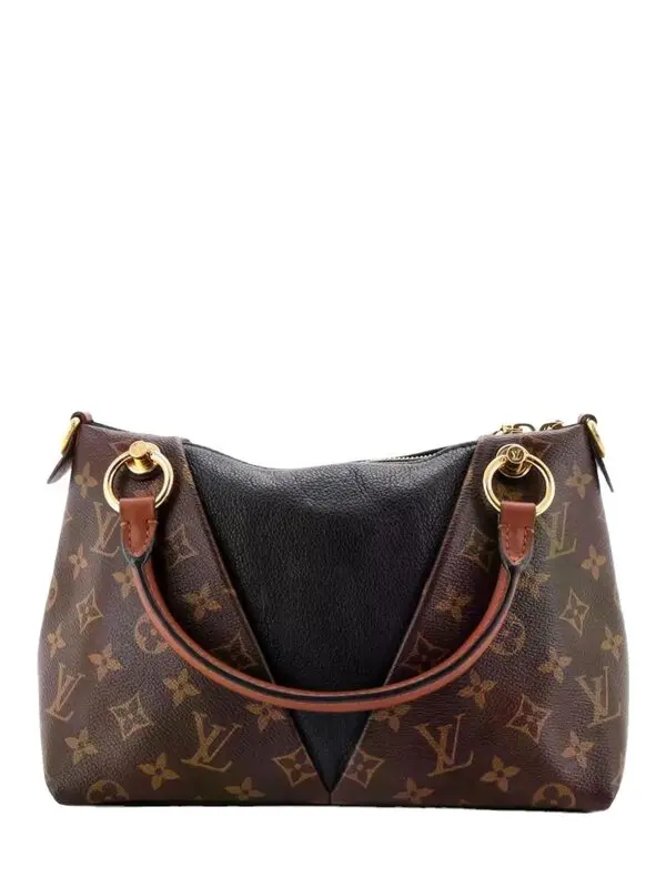 LOUIS VUITTON V Monogram Canvas And Leather Bb Tote Bag - Black
