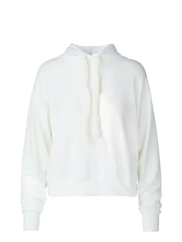 TESSITURA Loose-fit Hoodie - White